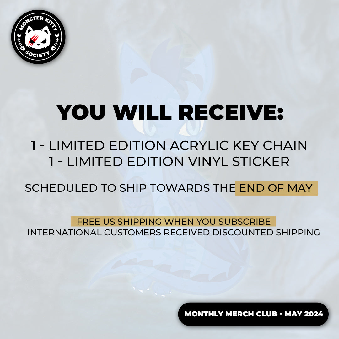 Monster Kitty - Monthly Merch Club – Monster Kitty Society