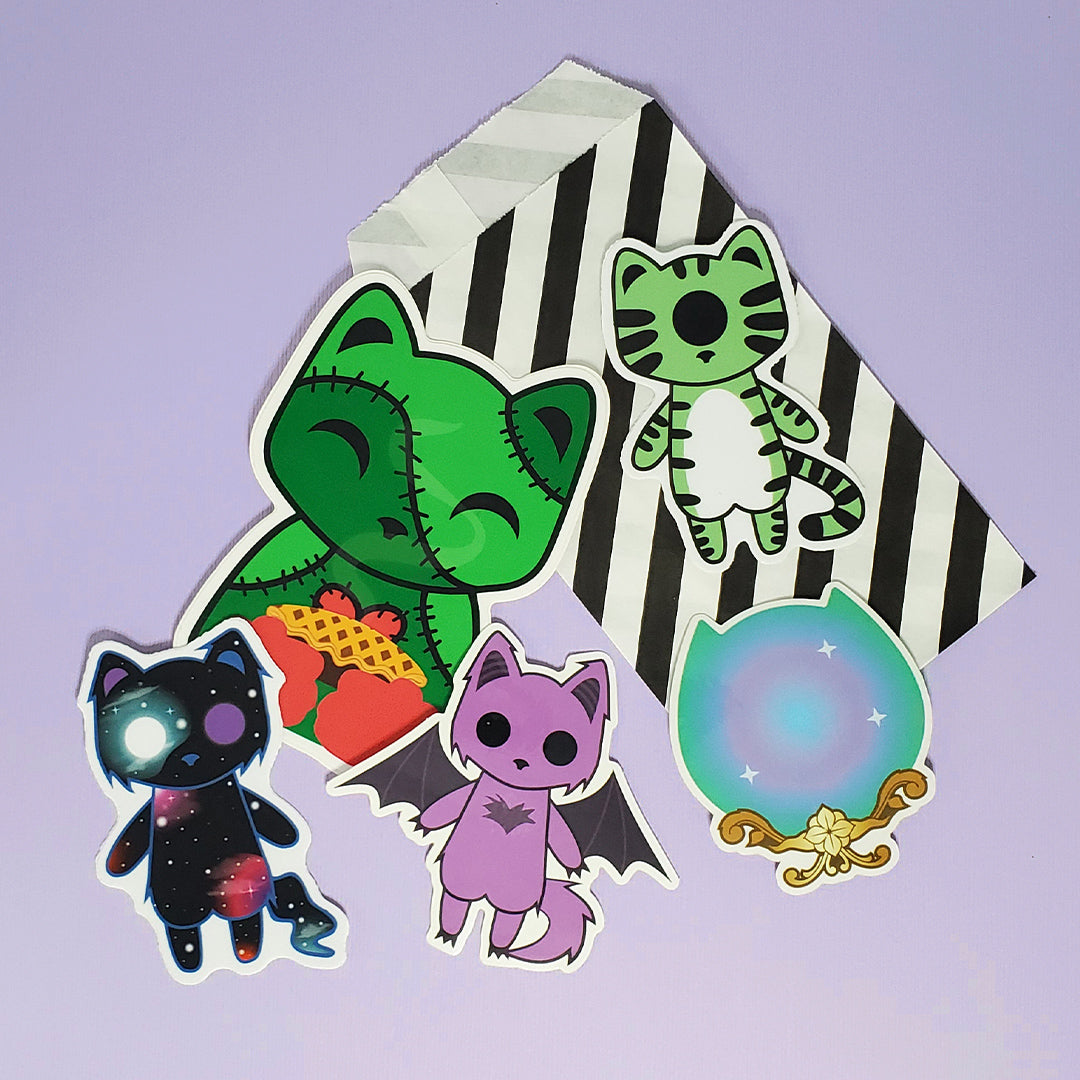 Vinyl Stickers – Monster Kitty Society