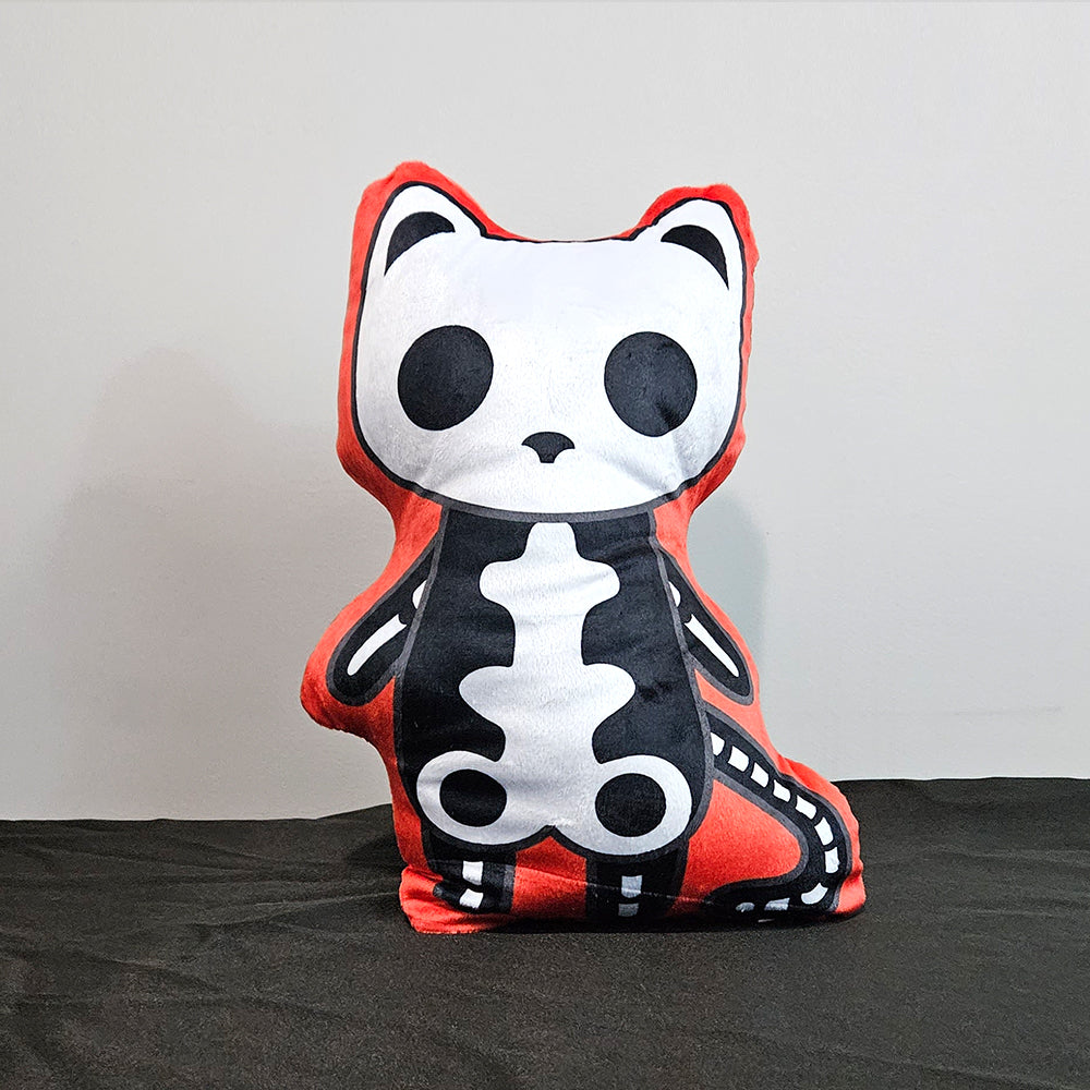 Socket the Skeleton Cat Mini Pillow Plush – Monster Kitty Society