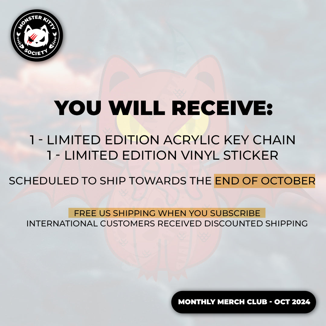 Monster Kitty - Monthly Merch Club – Monster Kitty Society